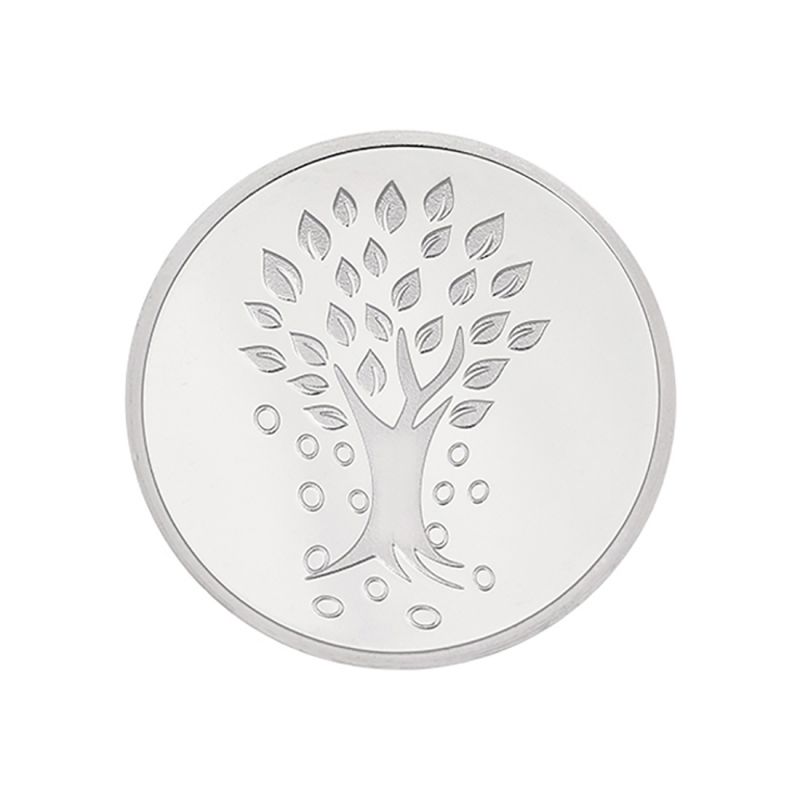50g Silver Coin (999% purity)- Kalpataru Tree | Buy Online at Best Prices